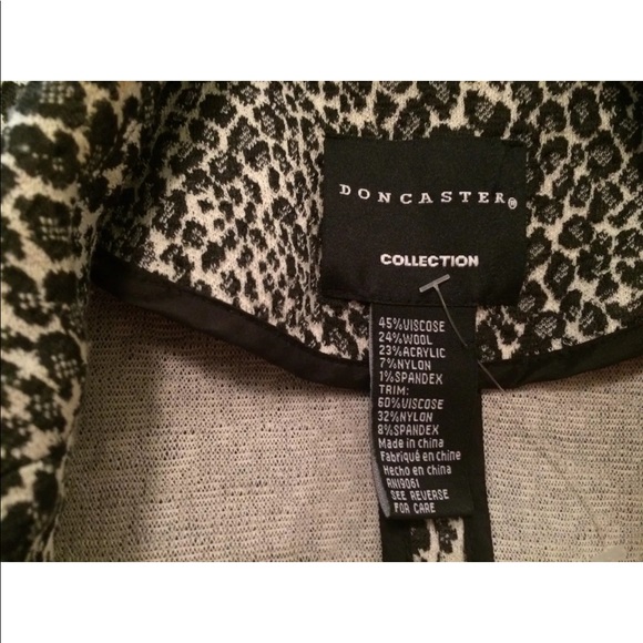 Doncaster | Jackets & Coats | Doncaster Leopard Animal Print Jacket ...